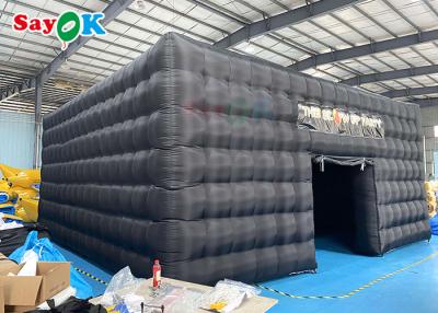 Cina Tenda da discoteca portatile Black House Cube Blow Up con tenda gonfiabile per feste in vendita