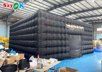 Cina Tenda da discoteca portatile Black House Cube Blow Up con tenda gonfiabile per feste in vendita