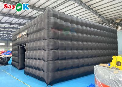 Cina Tenda da discoteca portatile Black House Cube Blow Up con tenda gonfiabile per feste in vendita