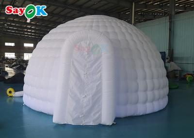 Cina Cupola gonfiabile per tenda da campeggio all'aperto bianca 6x5x3.2mH in vendita