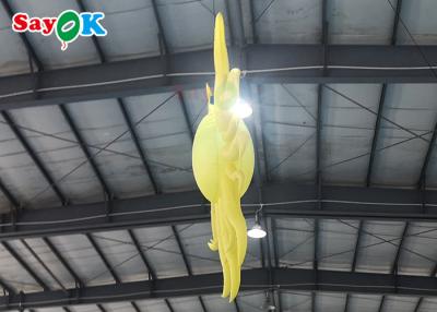 China Portable Yellow Inflatable Lighting Decoration Sun Model Hanging for sale