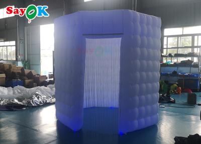 Cina Tende gonfiabili ottagonali per cabine fotografiche in tessuto Oxford bianco in vendita