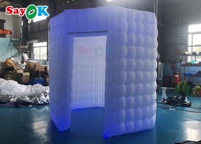 Cina Tende gonfiabili ottagonali per cabine fotografiche in tessuto Oxford bianco in vendita