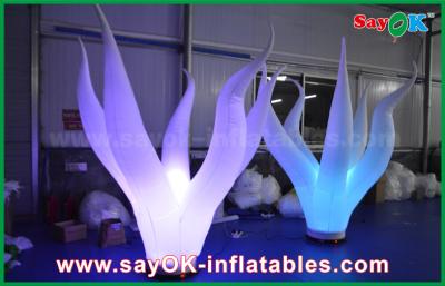 plante aquatique de corail d'éclairage gonflable en nylon élevé de tissu de 1.5m pour la décoration d'étape