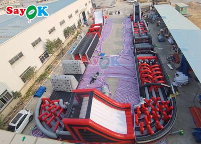 China Customized Amusement Park Inflatable Obstacle Course Blow Up Theme Park for sale