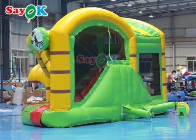 China Corrediça Bouncy inflável 3x3.5x2.4mH do castelo do orangotango animal do tema à venda
