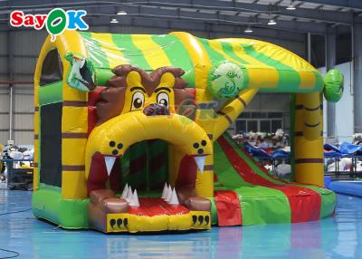 China Corrediça Bouncy inflável 3x3.5x2.4mH do castelo do orangotango animal do tema à venda
