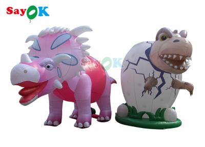 中国 お祝いの装飾の風の抵抗のための4mの膨脹可能で巨大な恐竜 販売のため