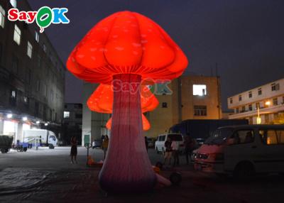 Cina Decorazione gonfiabile gigante rossa di evento di For Wonderland Party del modello del fungo in vendita