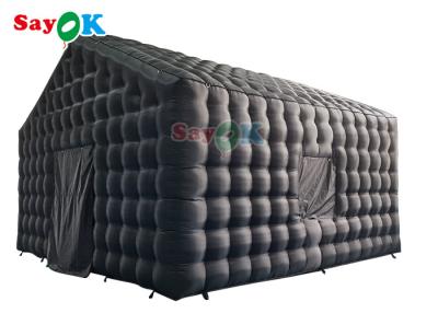 China Commercial Oxford Preto Cubo Inflavel Festa Tenda Clube Noturno Inflaveis Com Sopro de Ar à venda