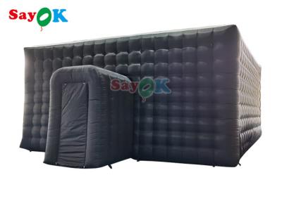 China Black  Inflatable Camping Cube Tent For Outdoor Wedding Party for sale