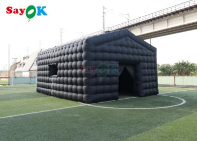 China Black Disco Inflatable Light Mobile Night Club Tent Portable Party Led Lighting for sale