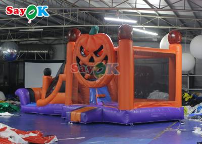 China Giant Inflatable Party Bouncy Castle Slide Combo Halloween Inflatable Bounce House for sale