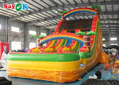 China Inflatable Jumping Bouncer PVC Tarpaulin Inflatable Water Slides Commercial Kids Pool Waterslide for sale