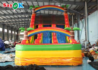 China Inflatable Jumping Bouncer PVC Tarpaulin Inflatable Water Slides Commercial Kids Pool Waterslide for sale