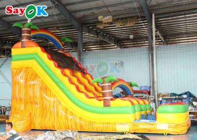 China Inflatable Jumping Bouncer PVC Tarpaulin Inflatable Water Slides Commercial Kids Pool Waterslide for sale