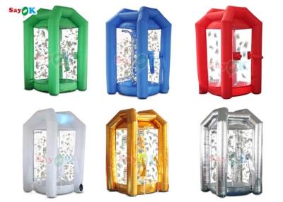 Китай Плитка надувный кубик денег хватать машину деньги дуть стенд для рекламы событий продается