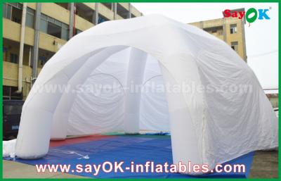 China Multi-Person Inflatable Tent White Advertising PVC Giant Inflatable Exhibition Inflatable Spider Tent for sale