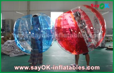 China Inflatable Garden Games Queen Size PVC / TPU Inflatable Sports Games Bubble Ball Soccer for sale