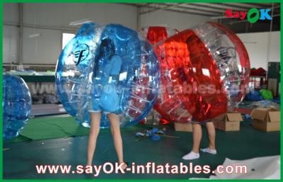 China Inflatable Garden Games Queen Size PVC / TPU Inflatable Sports Games Bubble Ball Soccer for sale