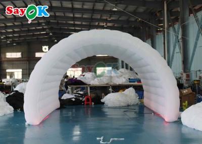 China PVC Tarpaulin Inflatable Party Tunnel Outdoor Led Light Blow Up Sport Tunnel for sale
