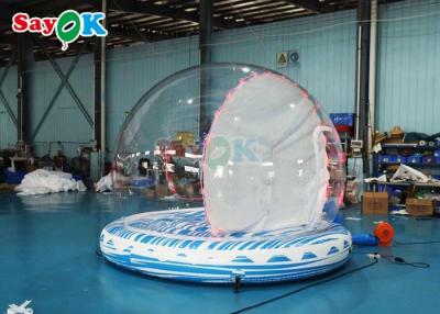 China Giant Inflatable Snow Ball Party Bubble Dome Blow Up Christmas Snow Globe For Event for sale