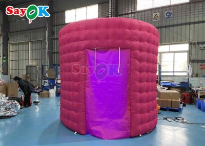 China 360 Inflatable Photo Booth With Lights Replacement Custom Machine Display Party Wedding for sale