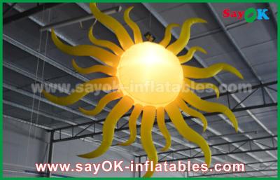 China Fire - proof Inflatable Lighting Decoration , Nylon Cloth LED Lighting Ball for sale