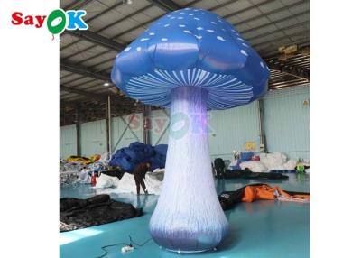 Cina 13.1ft Full Printing Funghi gonfiabili Led Light Blu Air Funghi Event Decorazione in vendita