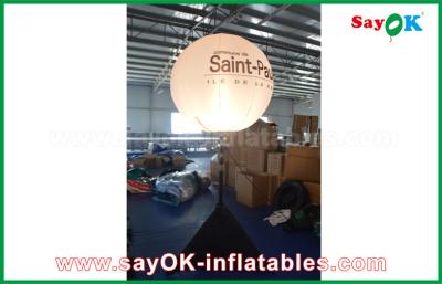 China 190T Nylon Cloth 1.5m DIA Advertising Inflatable Lighting Decoration Stand Balloon With Tripod for sale