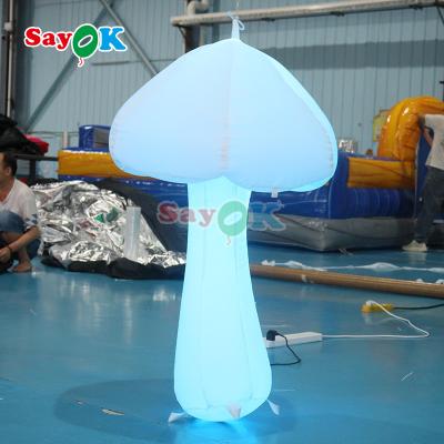 China 3.2FT Inflatable Mushroom Light Christmas Decoration Led Mushroom Inflatable for sale