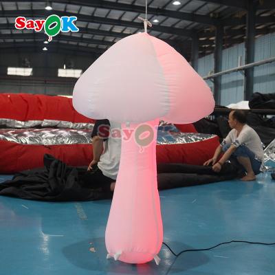 China 3.2FT Inflatable Mushroom Light Christmas Decoration Led Mushroom Inflatable for sale