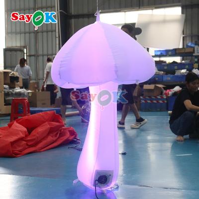 China 3.2FT Inflatable Mushroom Light Christmas Decoration Led Mushroom Inflatable for sale
