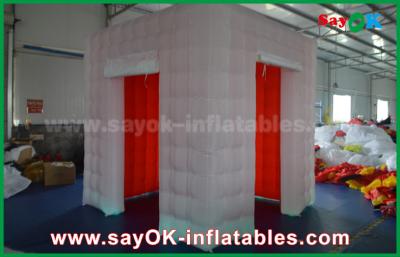 China Inflatable Photo Studio LED Lighting Inflatable Photo Booth With 2 Doors / Inflatable Tent for sale