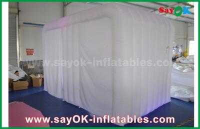 Cina Tenda gonfiabile della cabina della foto del panno gigante di bianco 4mL Oxford con la luce del LED in vendita