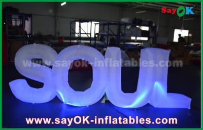 Chine Les lettres gonflables géantes font pour commander le logo Desgin de nom de la société à vendre