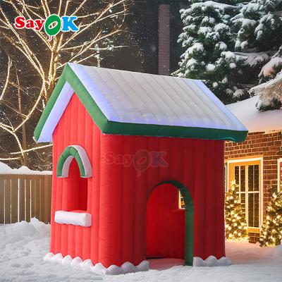 China Casa de Natal Inflável Tenda de Papai Noel à venda