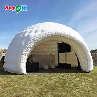 China OEM / ODM Tecido durável de Oxford Tenda inflável grande para o exterior Igloo para promoção de clubes de eventos de festas à venda