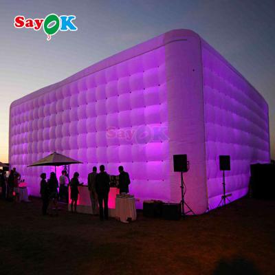 Cina 100 persone Giant LED Outdoor Party Event Disco Tenda gonfiabile in vendita
