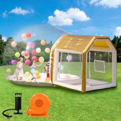 China Sayok Golden Bubble Houses Portable Transparent Inflatable Bubble House Tent for Party Wedding for sale