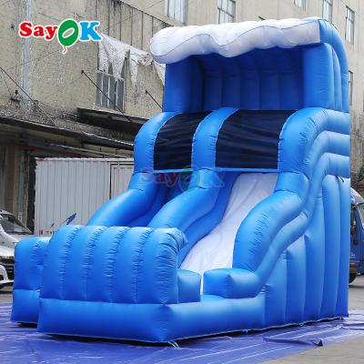 China Commercial Inflatable Water Park Games Slides Outdoor Water Slide Jumping Inflatable Water Slide for Adults for sale