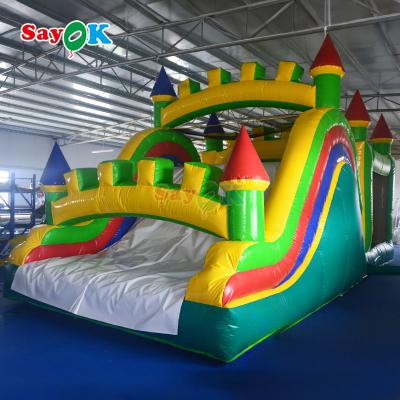 Cina Grandi Commerciali Casa gonfiabile gonfiabile castello gonfiabile esterno Parco giochi Bounce And Slide in vendita