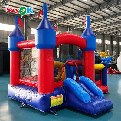 China PVC Tarpaulin Commercial Bounce House Inflatables Bouncing Castle  For Kid for sale