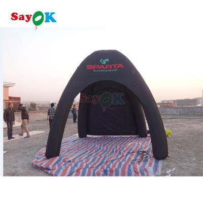 China Wholesale Inflatable Igloo Dome Marquee Canopy Large Inflatable Tent Four Legs Camping Inflatable Spider Tent for Advertising for sale
