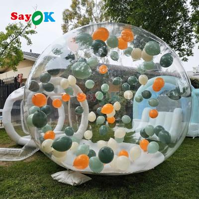 China Outdoor Transparent Bubble House Inflatable Balloon Bubble Tent House For Child for sale
