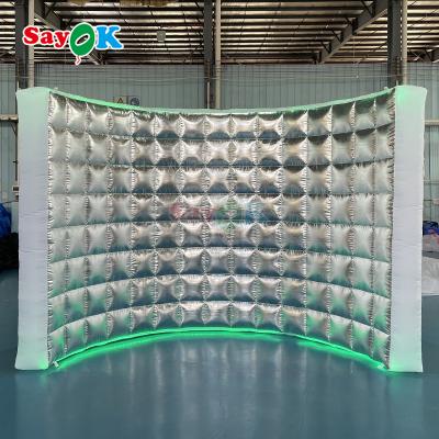 China Custom LED Inflatable Photo Booth Wall for Weddings and Events for sale