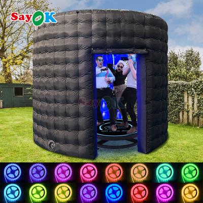 China 360 Inflatable Photo Booth for Events - Customizable Size & Color for sale