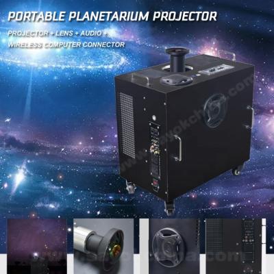 China 360 Degree Fulldome Portable Planetarium Projector with 5500LM Brightness and 4 Wheel Mobility for sale