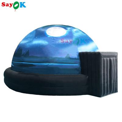 China 100% Blackout Flame Retardant Inflatable Planetarium Dome with Free 3D Design and Customized Printing for sale