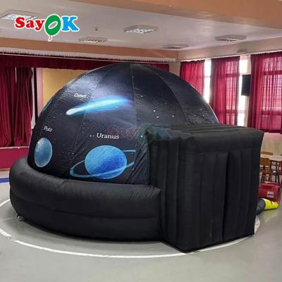 China Sayok 100% Blackout Flame Retardant Portable Inflatable Planetarium Dome Tent for School Astronomy Education for sale